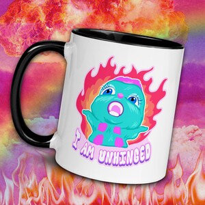 I AM UNHINGED Bibble Meme | Fairytopia Bibble Flames Meme Mug | Bibble ...