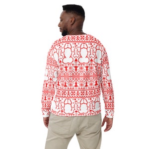 Merry Dickmas Ugly Christmas Sweater | All Over Printed Ugly Christmas ...