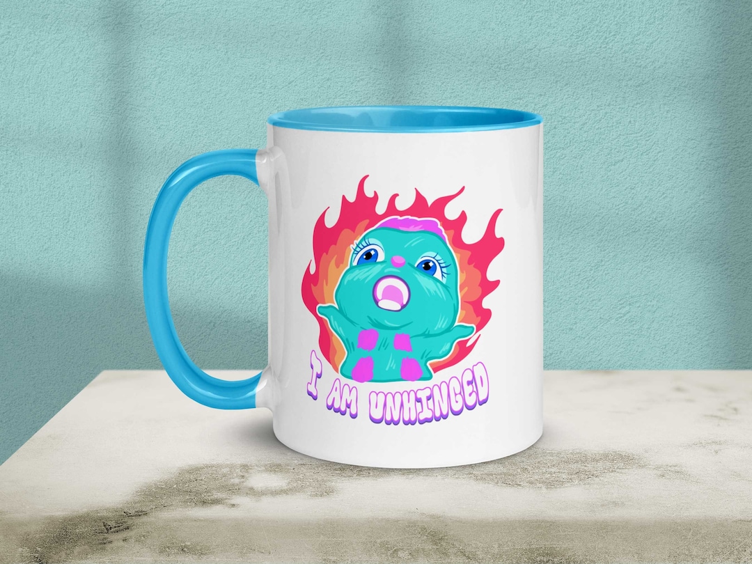 I AM UNHINGED Bibble Meme | Fairytopia Bibble Flames Meme Mug | Bibble ...