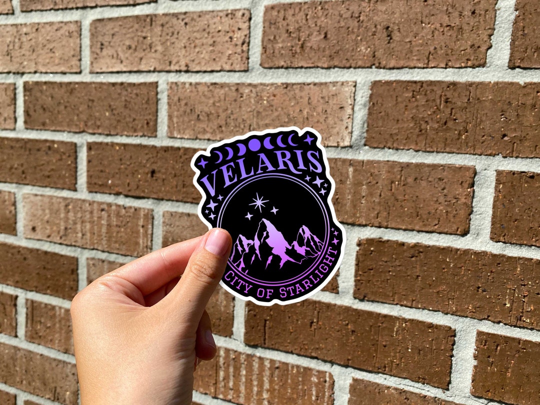 Purple Velaris City of Starlight Night Court Symbol Sticker | Velaris ...