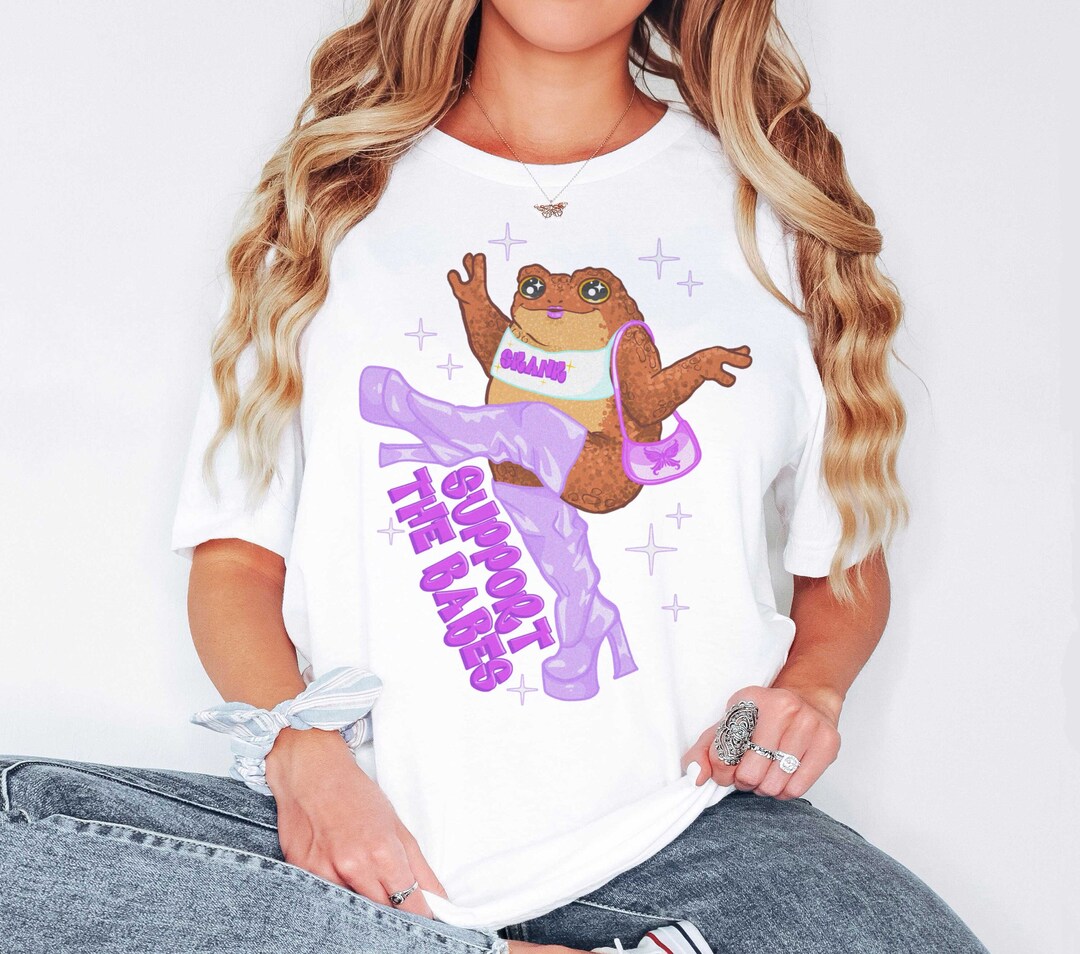 Apoye la camisa de sapo de Babes / Camisa de sapo Y2K / Apoye la ...