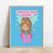 Bestie He's Gross Toad Print Y2K Fairy Frog Print - Etsy