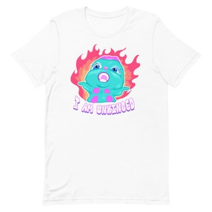 I AM UNHINGED Bibble Meme T-shirt | Fairytopia Bibble Flames Meme ...
