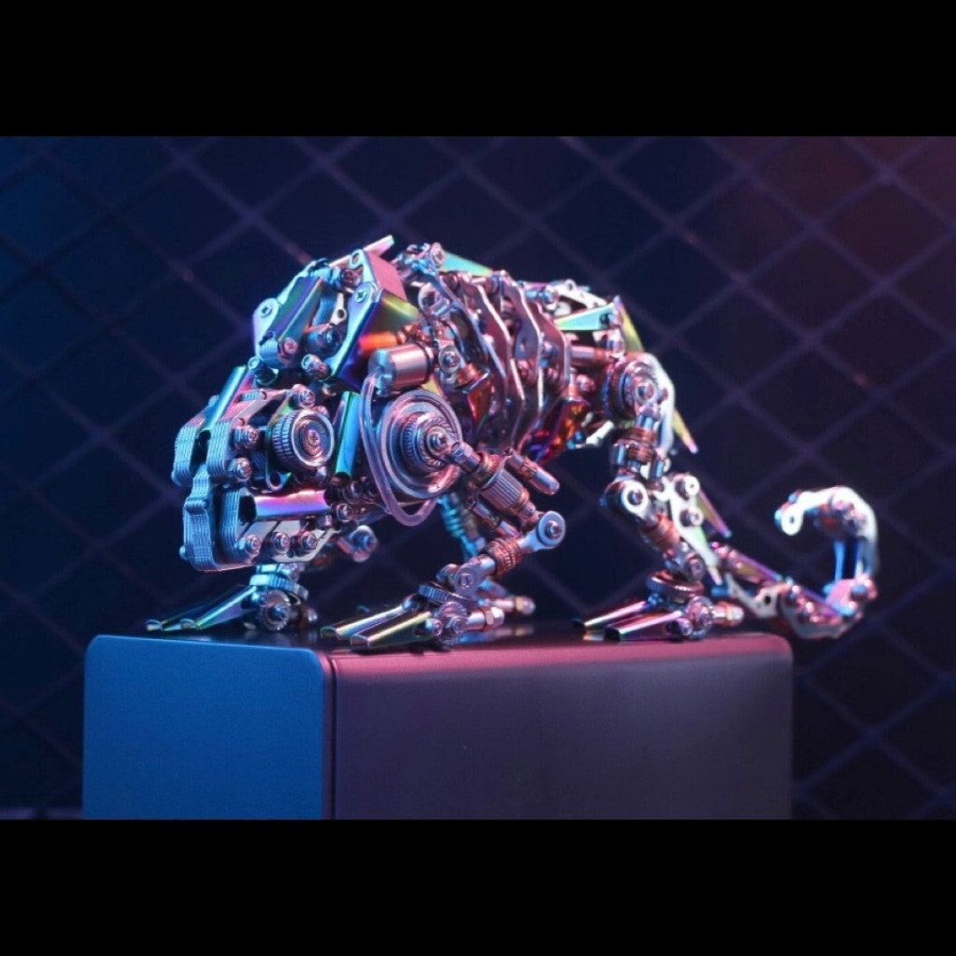 820 Parts Metal Puzzle Chameleon Mechanical DIY Assembly - Etsy