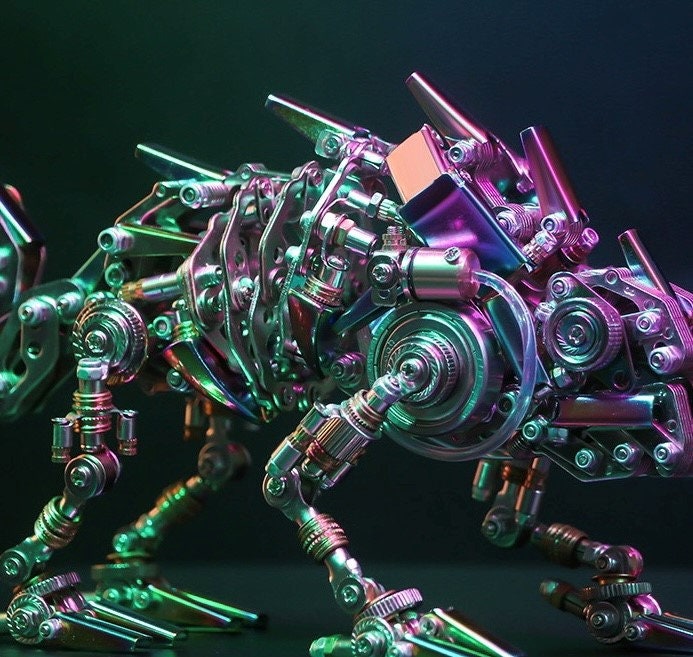 820 Parts Metal Puzzle Chameleon Mechanical DIY Assembly - Etsy