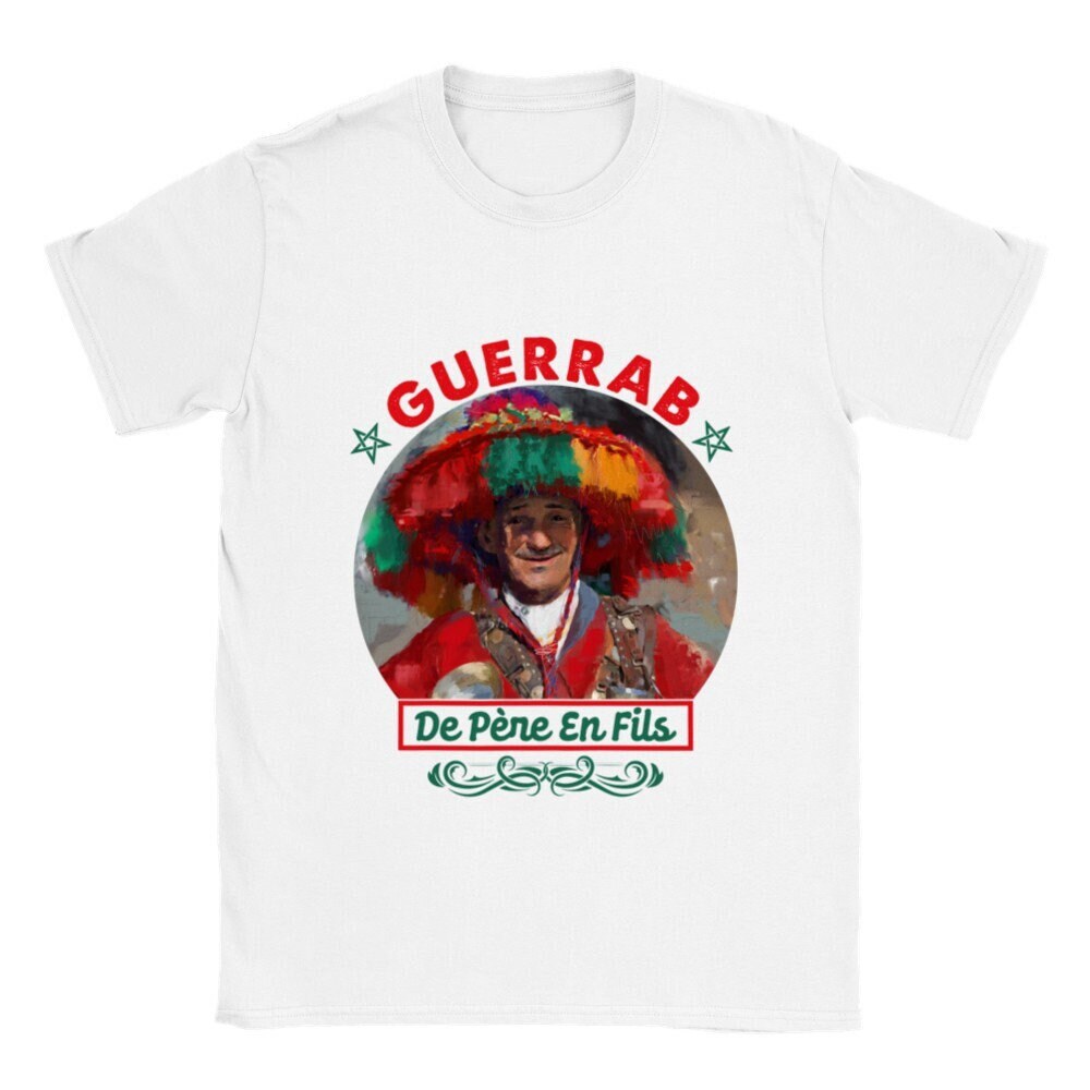 Guerrab Morocco T-shirt, Moroccan Water Seller, Stylish Original Tee ...