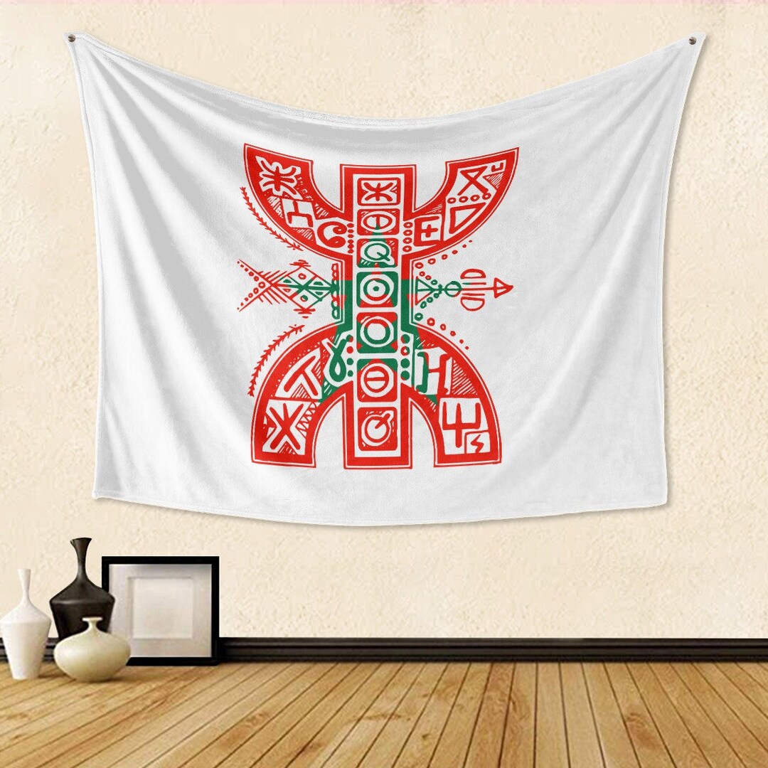 Amazigh Flag, Berber Flag, Dapeau Yaz, Tifinagh Flag, Berber Wall ...