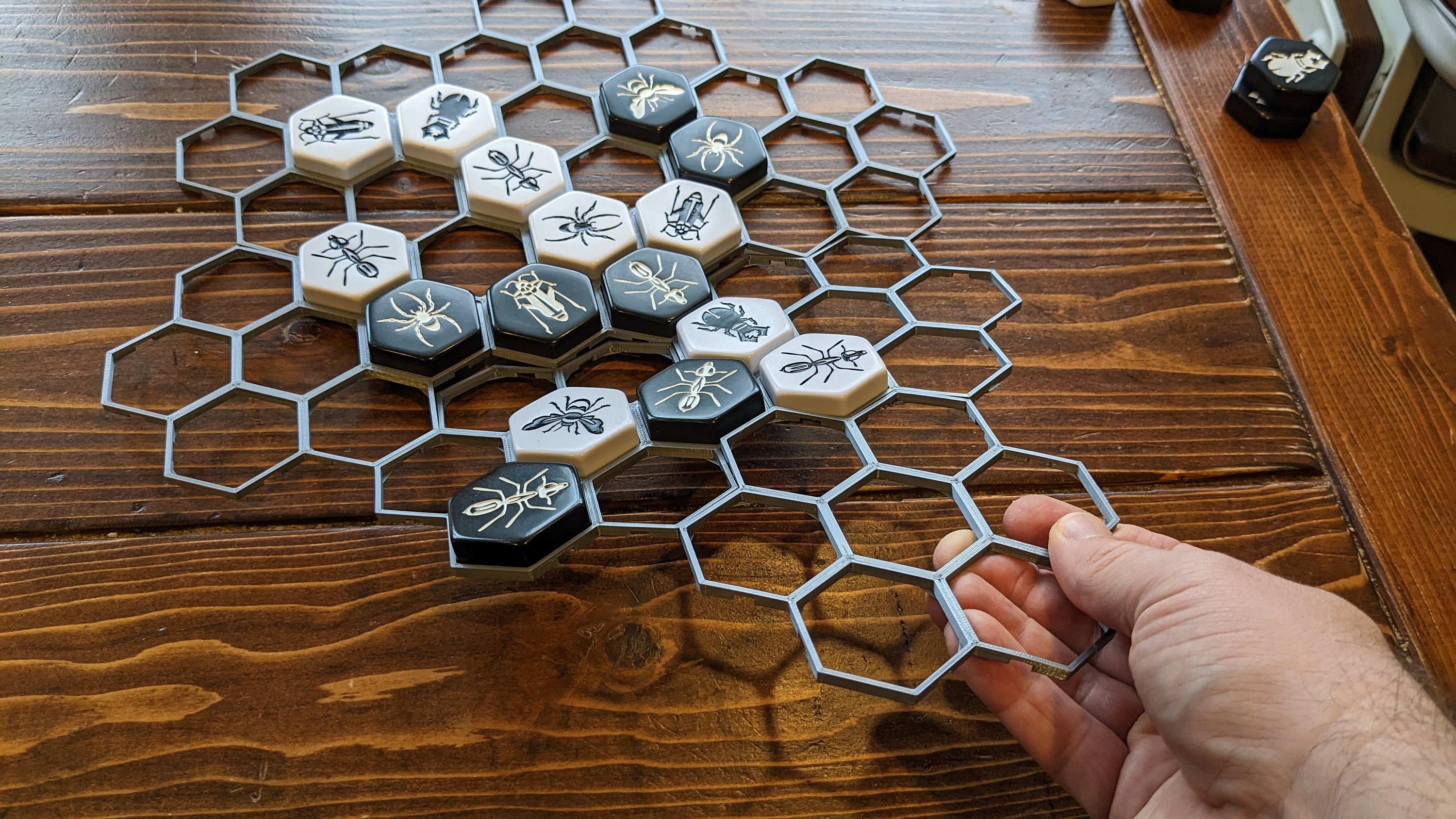 Connect Hive Game Board 3D Printed Grid for Hive Colony - Etsy Australia