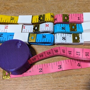 Sewing Fabric Tape Measure Holder | Spool Winder | Simple 2 Piece ...