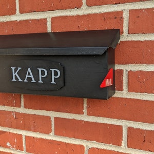 Minimalist Outgoing Mail Magnetic Mailbox Triangle Flag - Magnetic ...