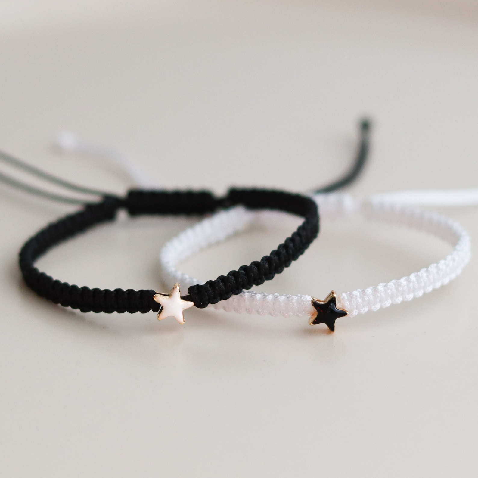 Set of 2 Matching Star Bracelets for Couples and Friendships | best ...