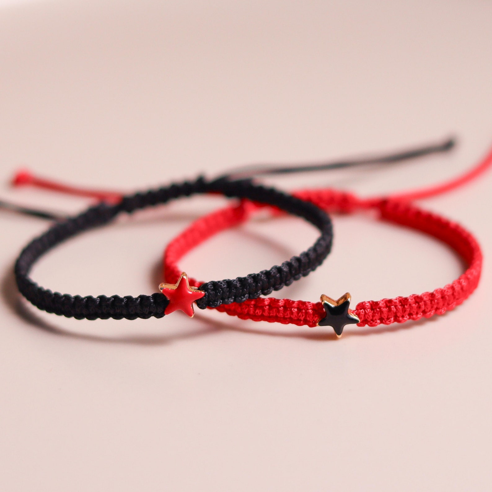 Set of 2 Matching Star Bracelets for Couples and Friendships | best ...