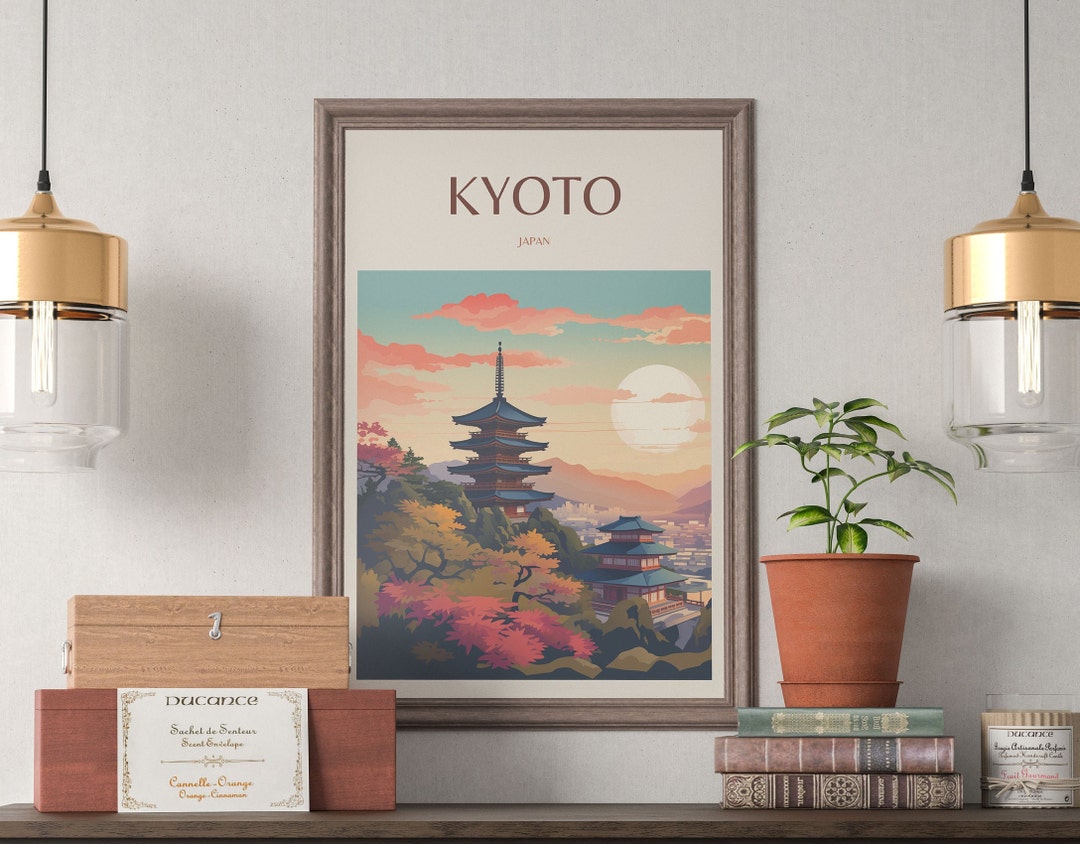 Kyoto Travel Poster | Downloadable File for Print | Vintage Travel ...