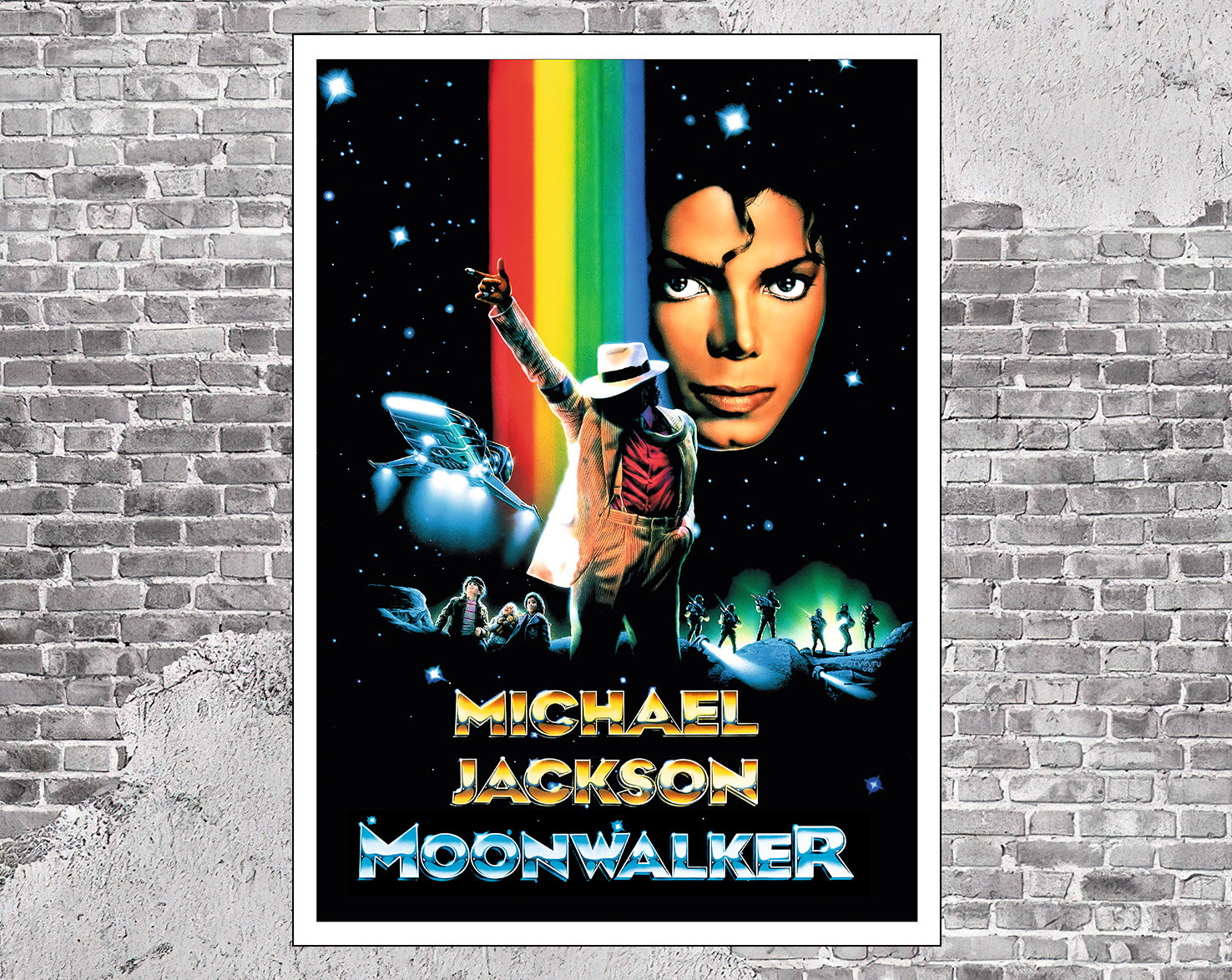 Michael Jackson Moonwalker Movie Poster