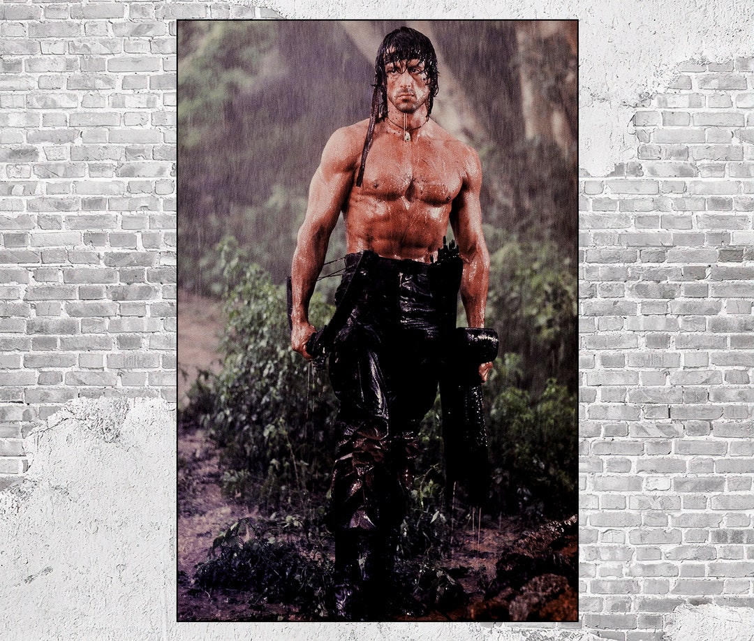 JOHN RAMBO movie Poster Sylvester Stallone - Etsy
