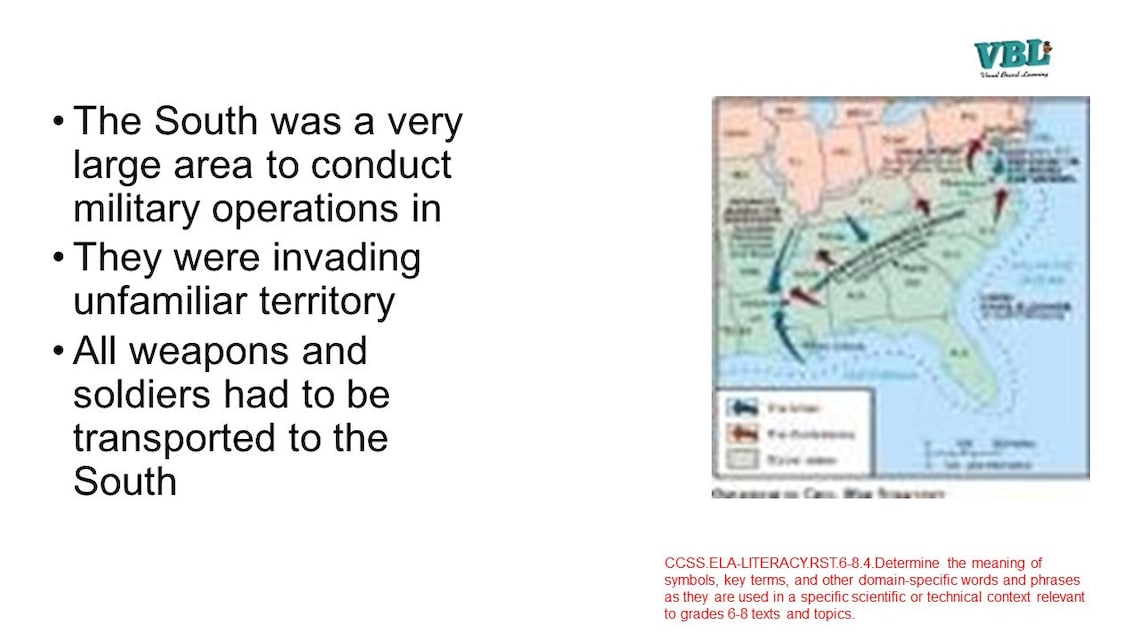 Civil War Study Guide and Map of the Civil War (english) - Etsy