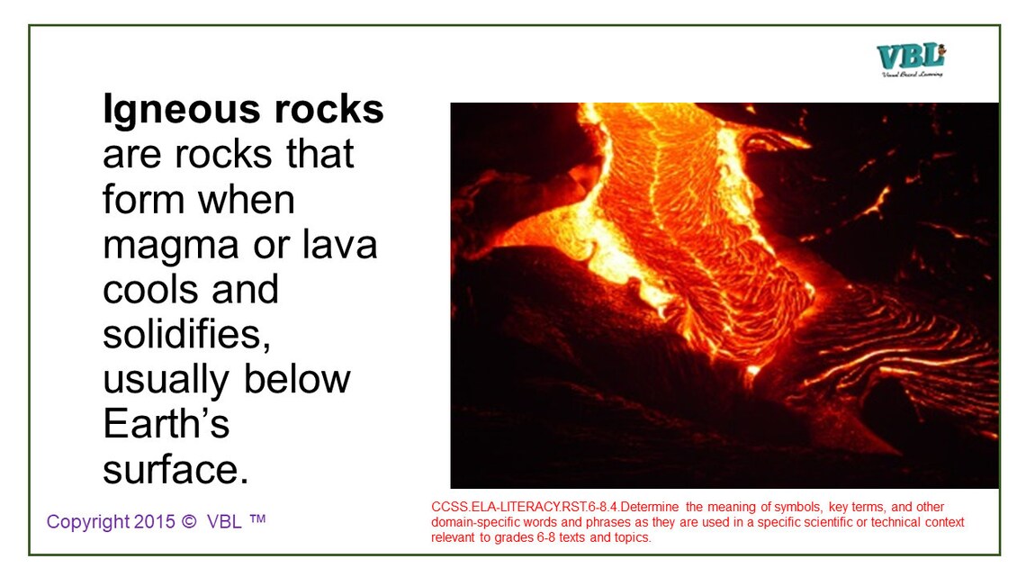 Rocks (roca) & Minerals Study Guide (english and Spanish) Visual Map of ...