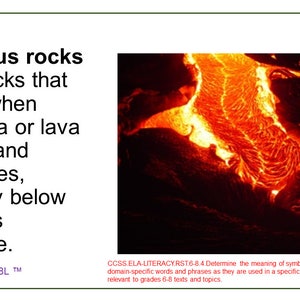 Rocks (roca) & Minerals Study Guide (english and Spanish) Visual Map of ...