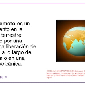 Earth Science Study Guide and Picture of the Earth Layers (english and ...