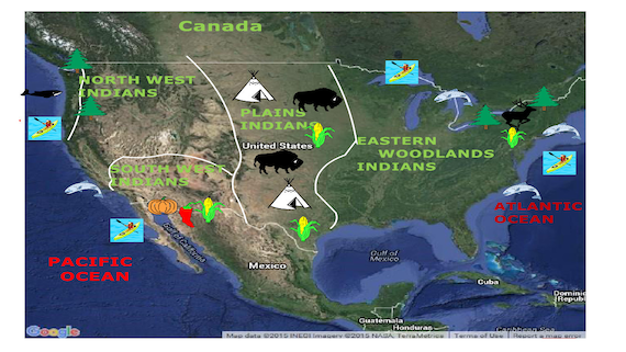 Native Americans Study Guide and Map of Native Americans - Etsy