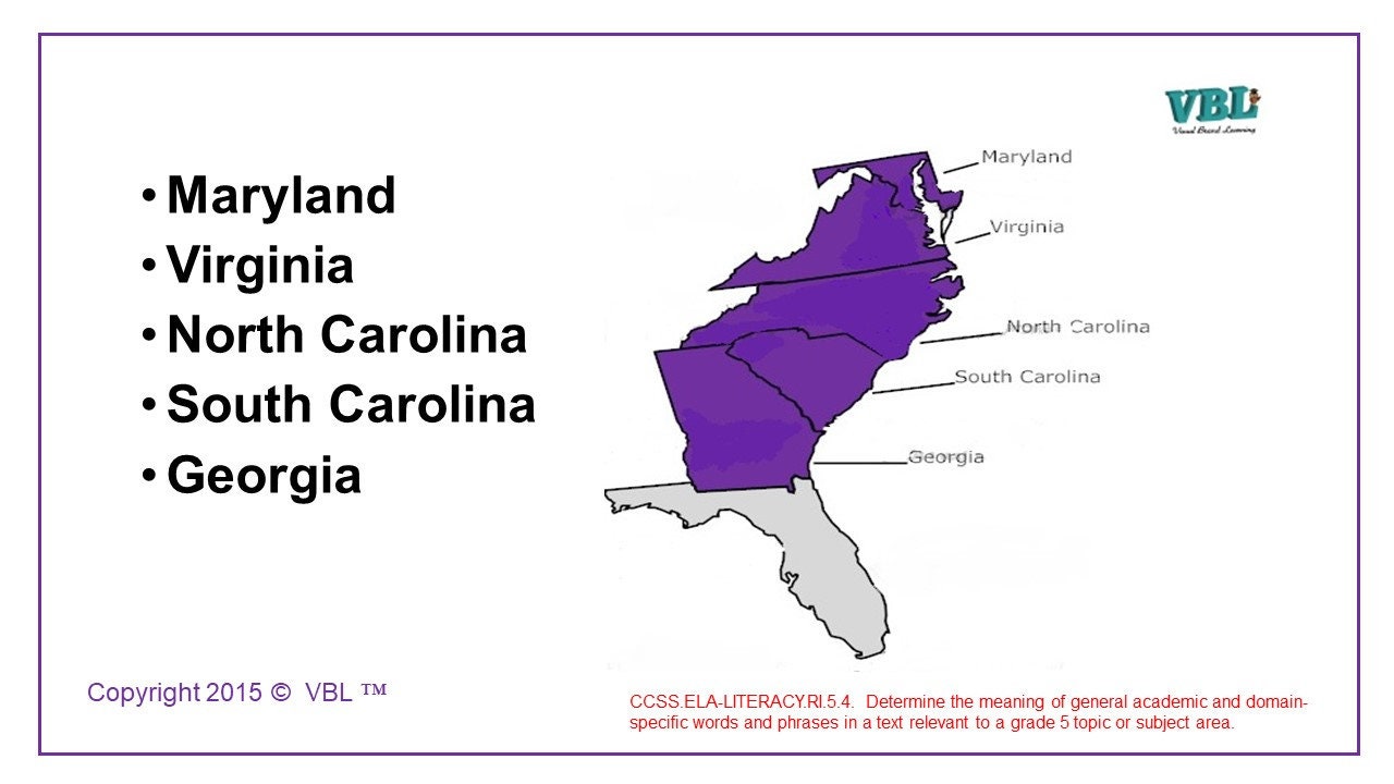 13 Original Colonies Study Guide and Map of the 13 Colonies (english ...
