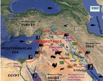 Blank Map Of Mesopotamia Fertile Crescent