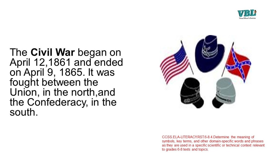 Civil War Study Guide and Map of the Civil War (english) - Etsy