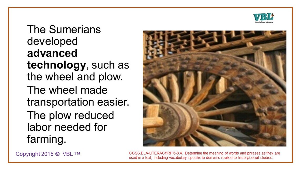 Sumerians Civilization Study Guide and Mesopotamia Map (english) - Etsy