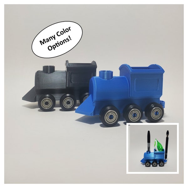 Train Pencil Holder - Etsy