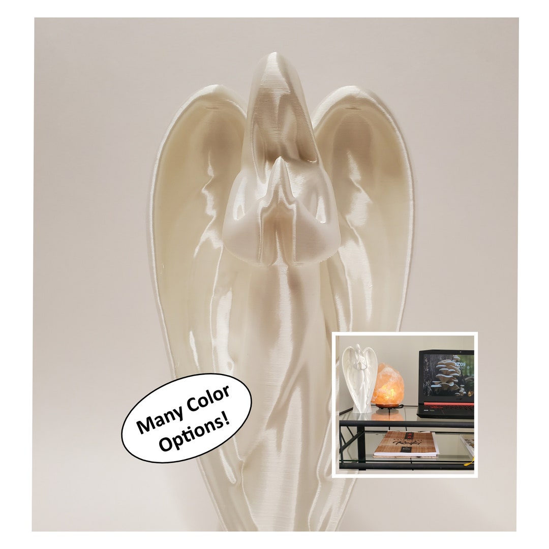 3D Printed 10" Angel Figurine - Etsy