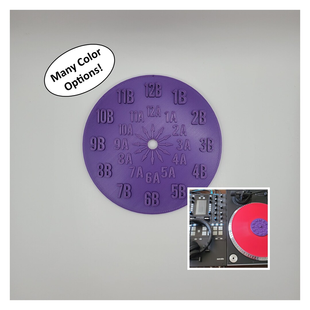 3D Printed Camelot Wheel - DJ Tool for Mixing in Key - Etsy