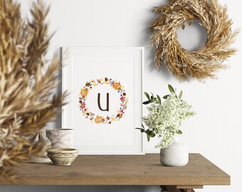 Nursery Letter U Art - Etsy