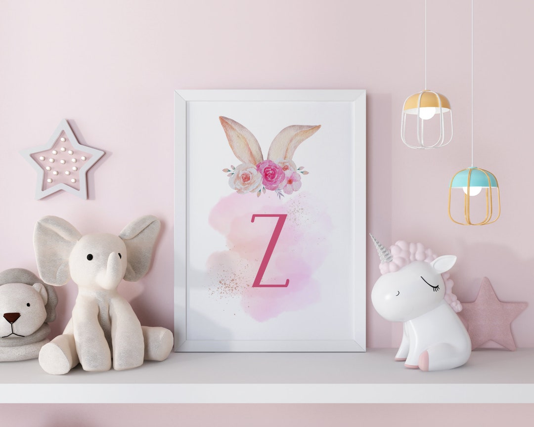 Buy LETTER Z Poster Initial Printable Letter Nursery Decor Online in ...