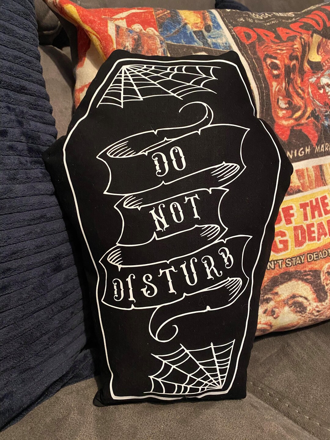 Do Not Disturb Coffin Cushion - Etsy