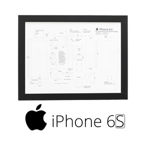 Model iPhone 6S Exploded or Exploded View Template iPhone 6S Exploded ...