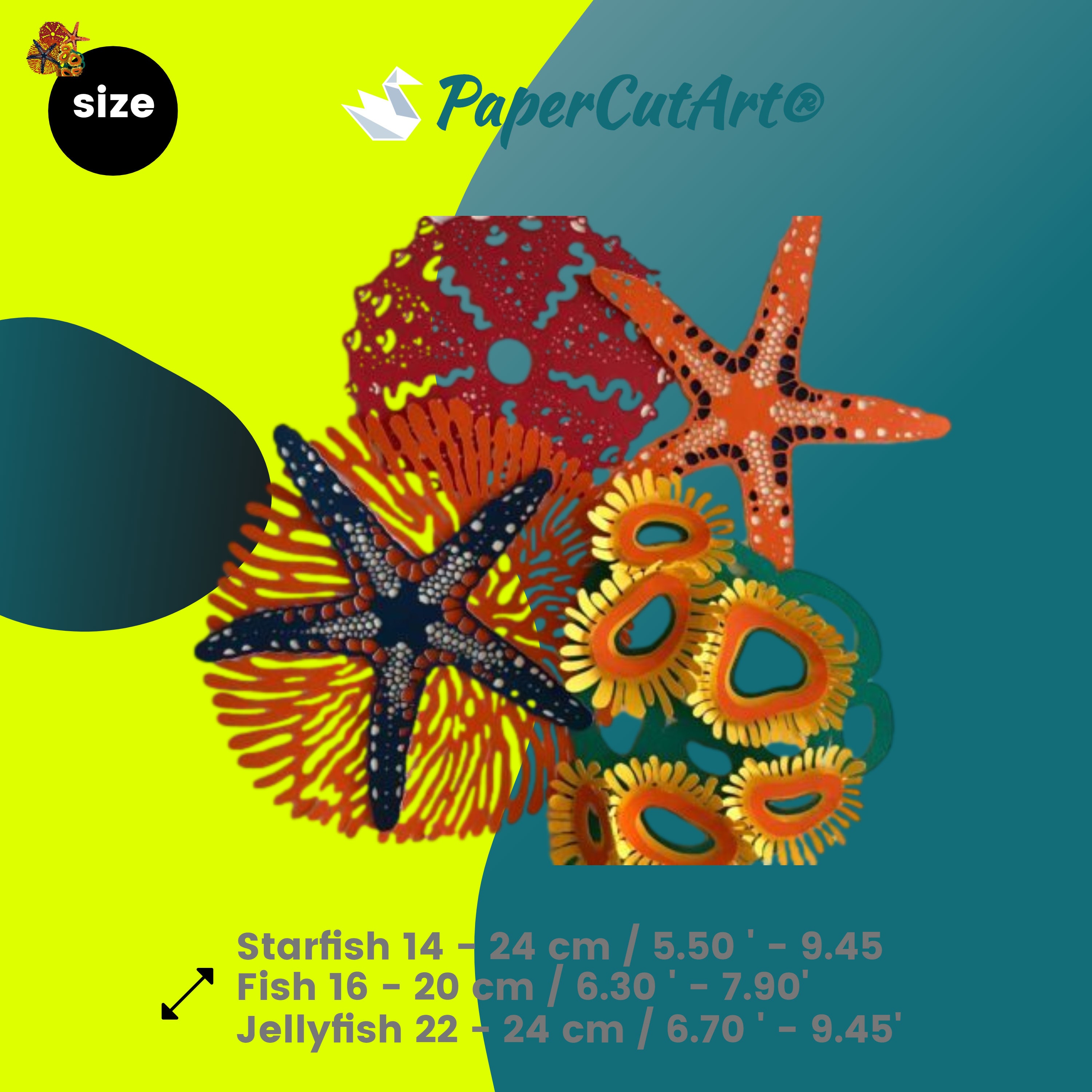 3D and 2D Marine Decoration - Jellyfish 3D, 3d Corals Svg, Pdf Cricut ...