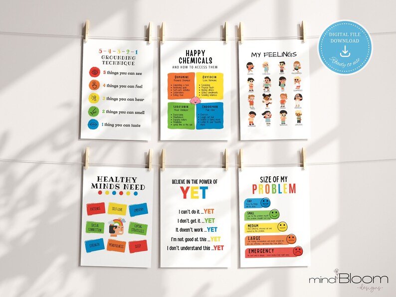 30 Calming Corner, Calm Down Printable, Classroom Rainbow Wall Art ...