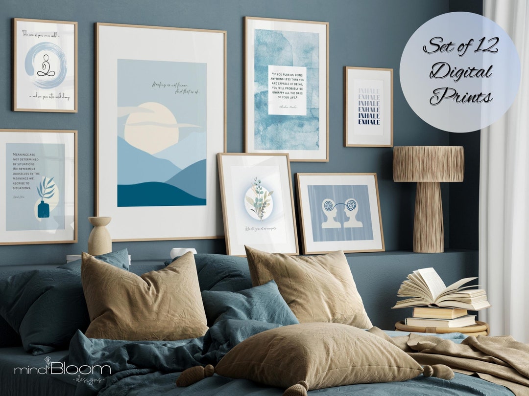 12 Therapist Office Art Decor, Psychologist Print Bundle, Counseling ...
