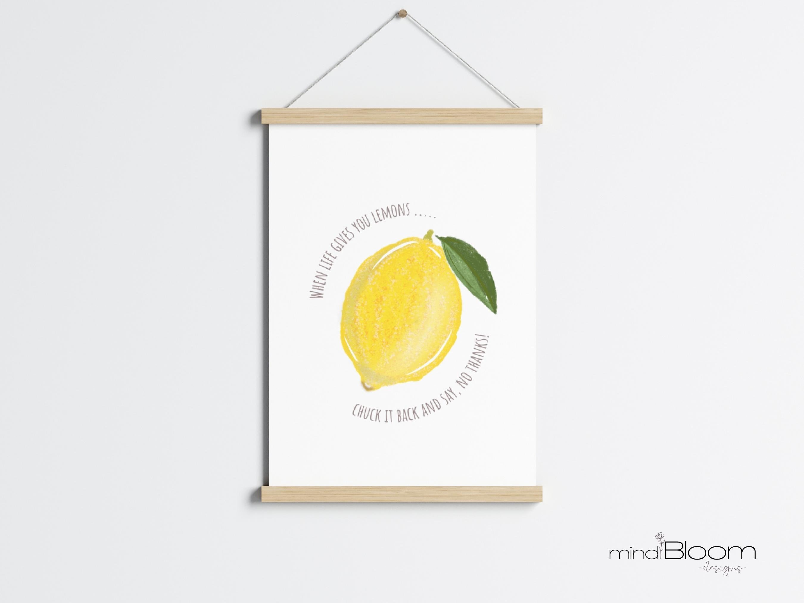 When Life Gives You Lemons, Therapy Office Decor, Counselling Office ...
