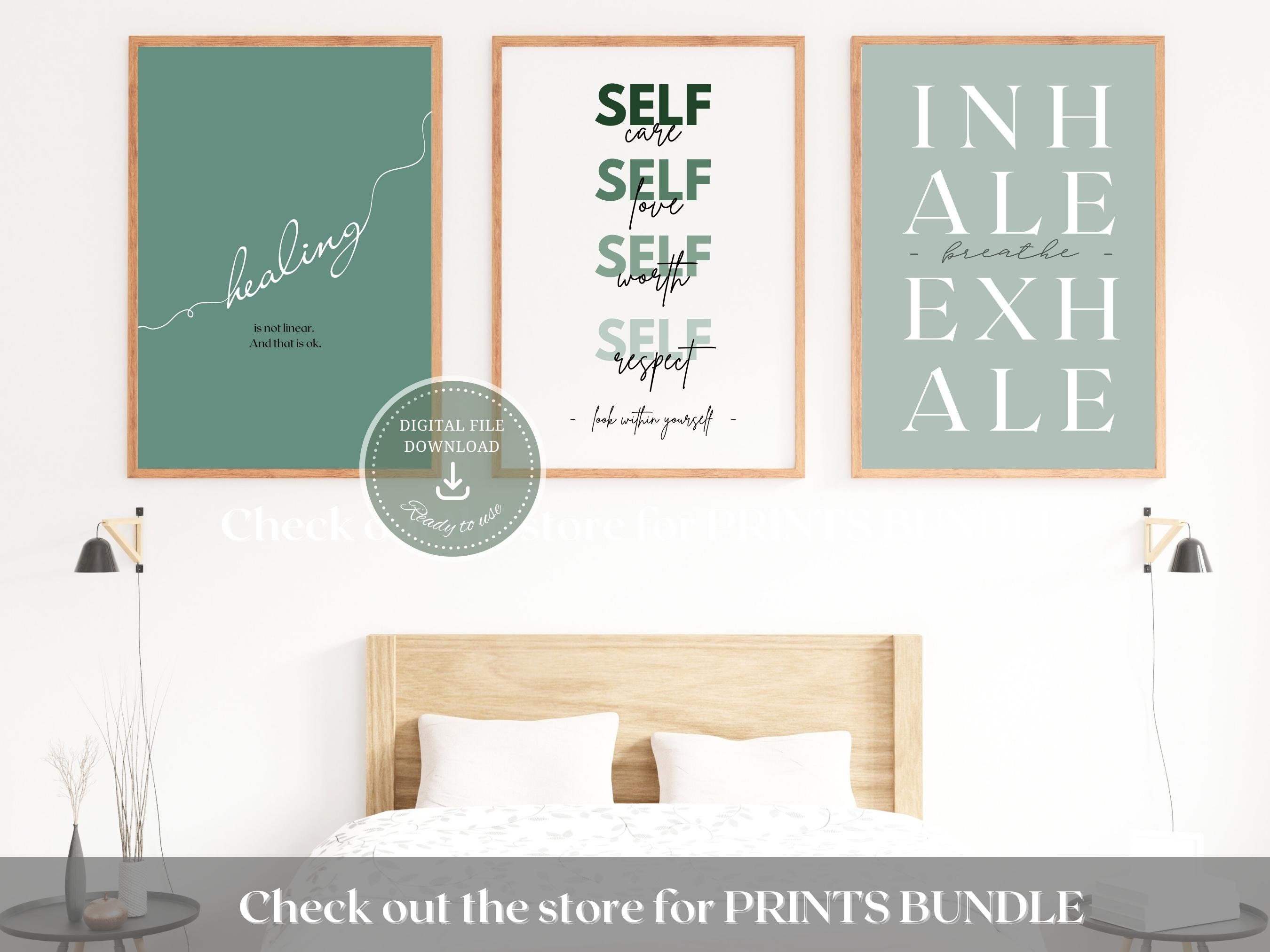 Self Care Self Love Self Worth Self Respect Poster, Self Empowerment ...