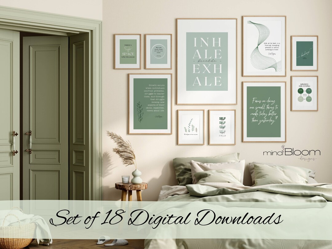 18 Therapist Office Welcome Art, Psychologist Office Poster Set ...