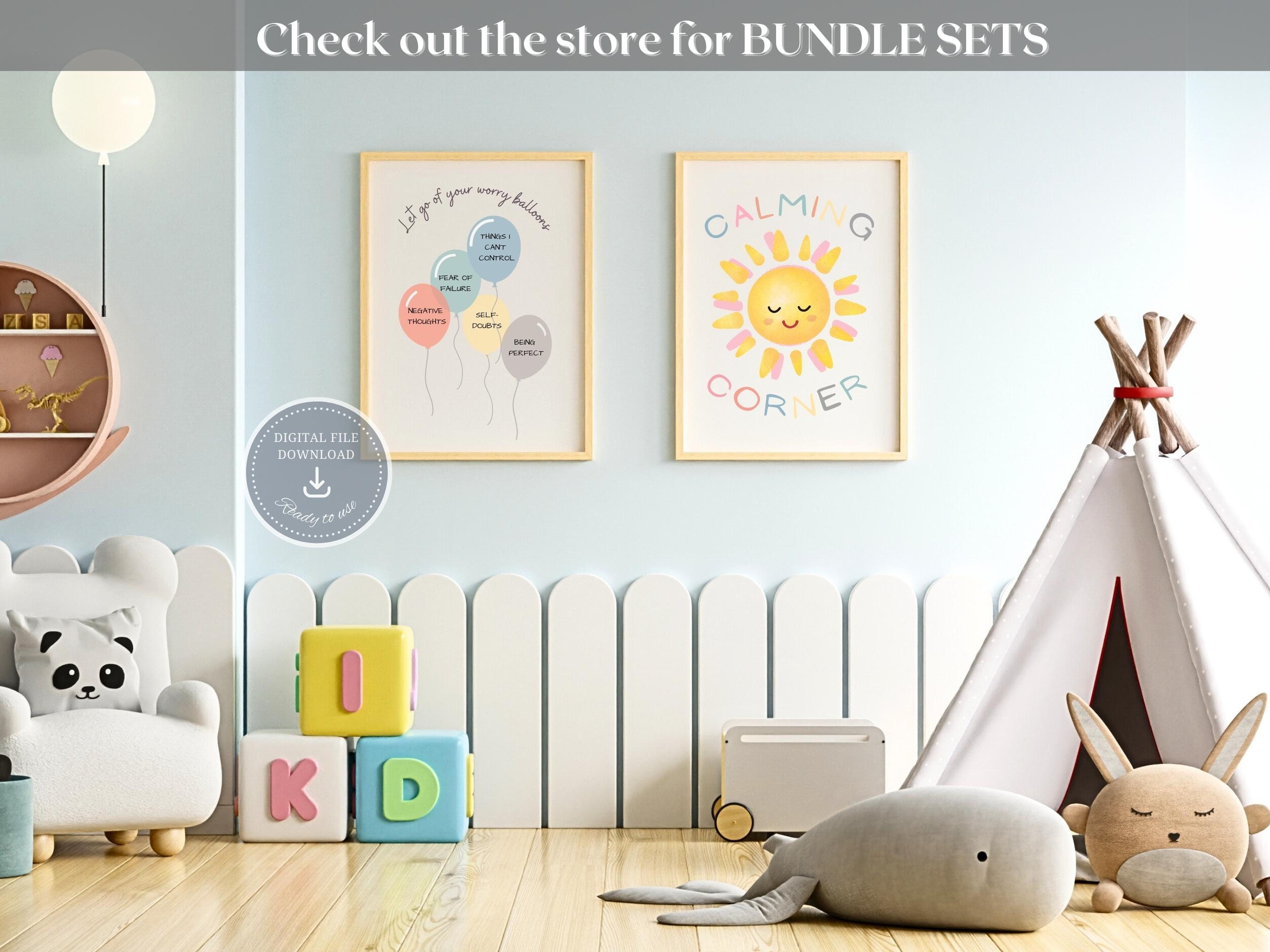 Calm Down Corner Poster Quiet Corner School Counselor Decor - Etsy