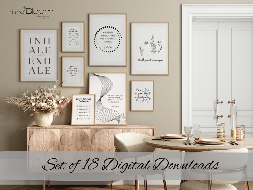 18 Psychology Office Welcome Art, Therapist Office Art Decor, Counselor ...