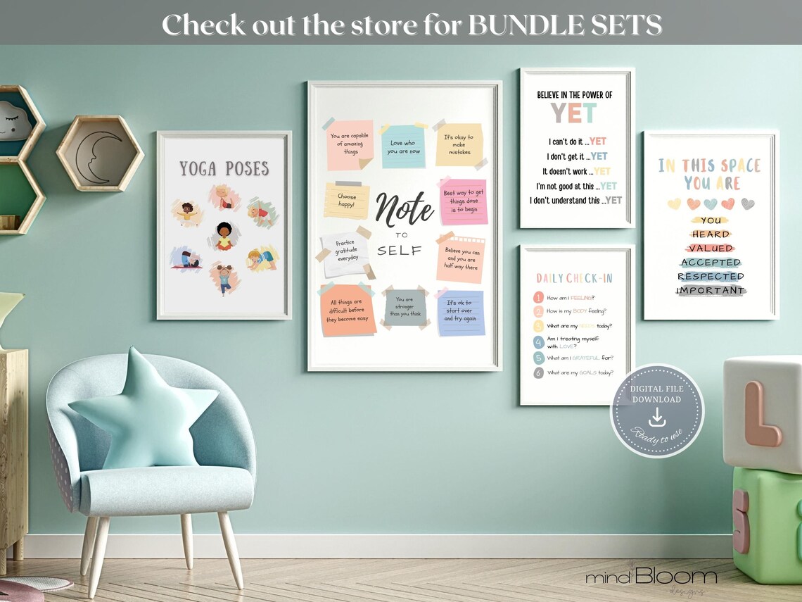 Feelings Check in Poster, Self Care Poster, Mental Health Poster ...