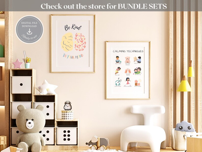 Calming Corner Poster, Calming Ideas, Calm Down Corner, Therapy Office ...