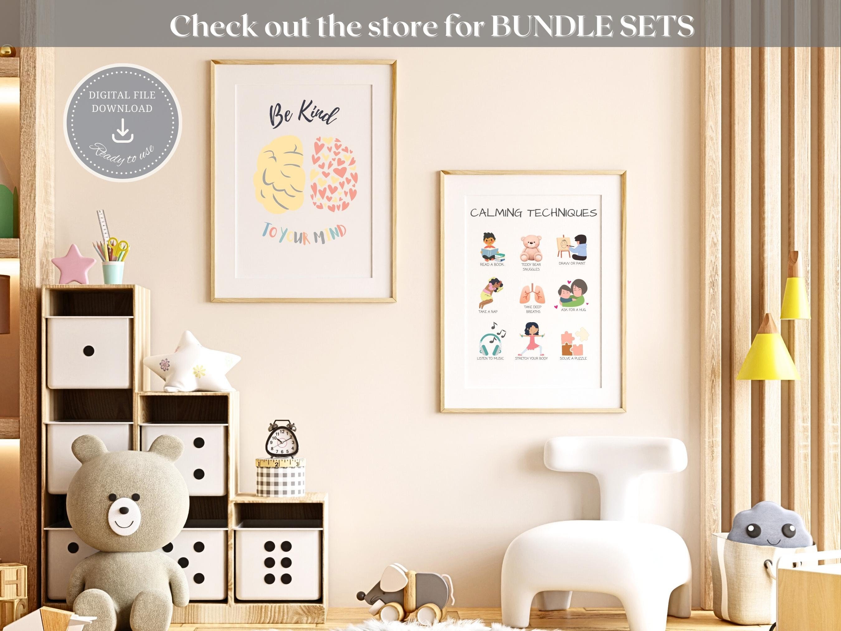 Calming Corner Poster, Calming Ideas, Calm Down Corner, Therapy Office ...