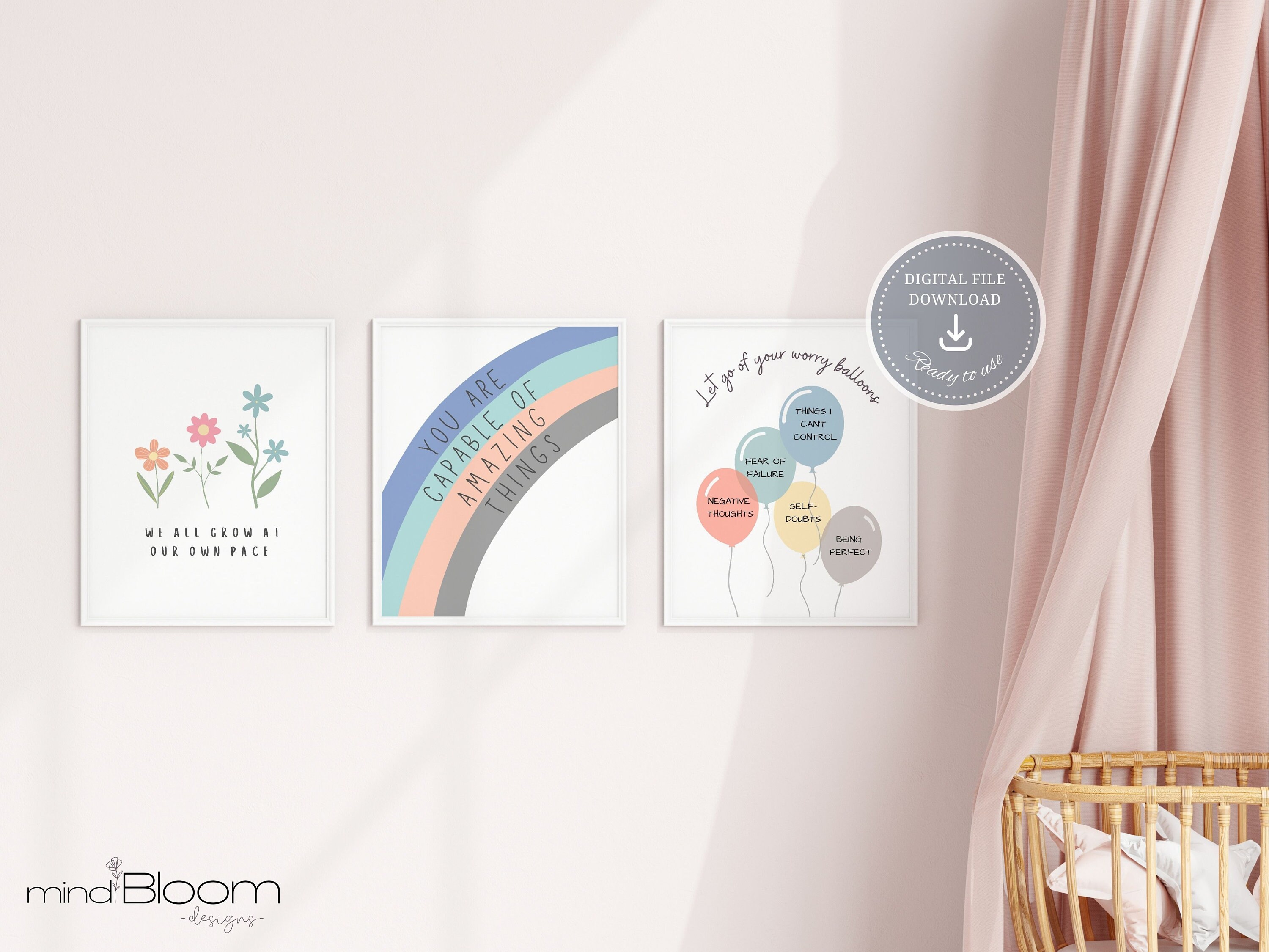 30 Calming Corner Calm Down Printable, Classroom Quiet Space, Mindful ...