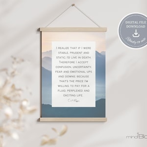 Carl Rogers, Psychologist Quote, Therapy Office Decor, Counselling ...