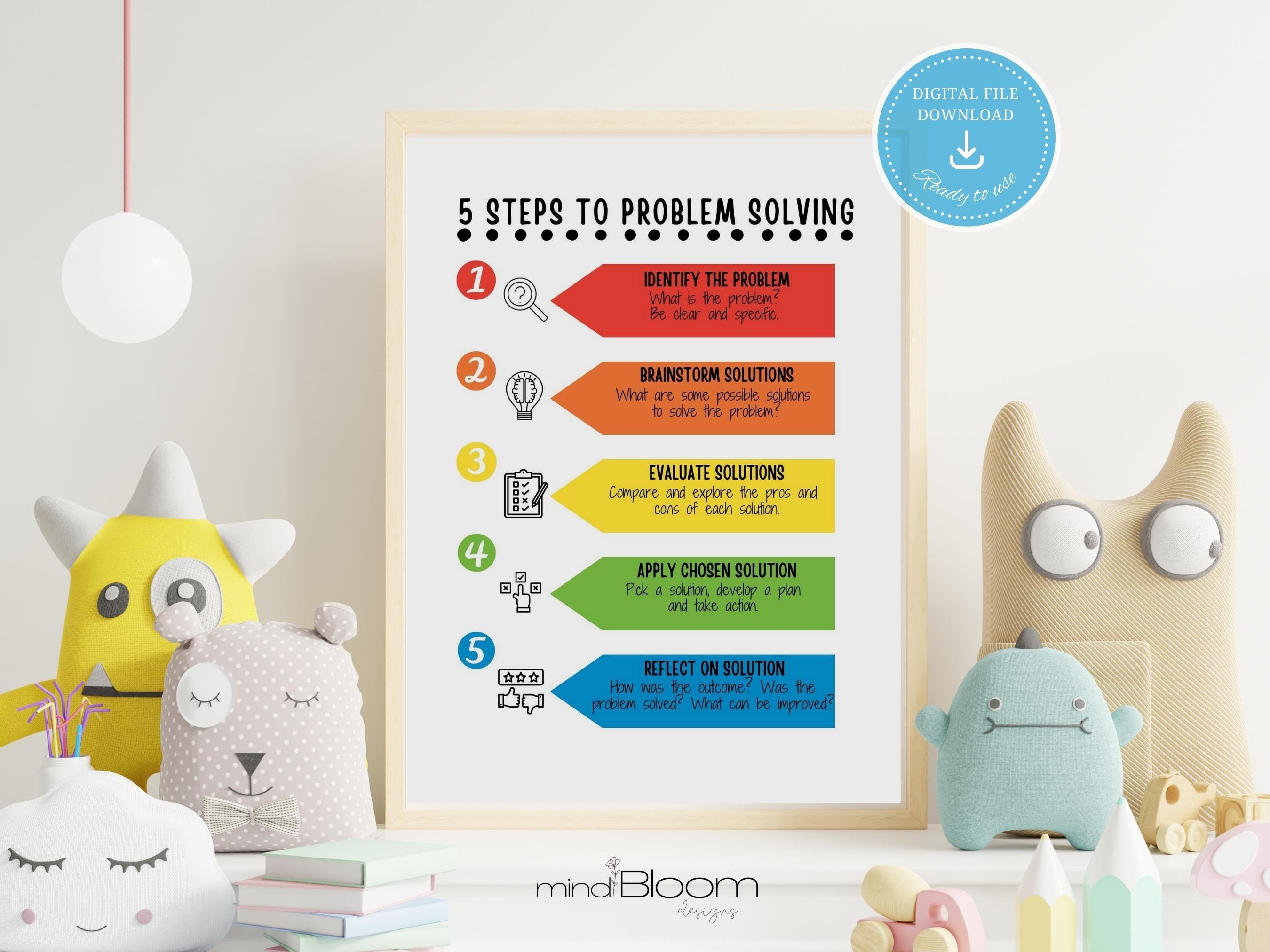 30 Calming Corner, Calm Down Printable, Classroom Rainbow Wall Art ...