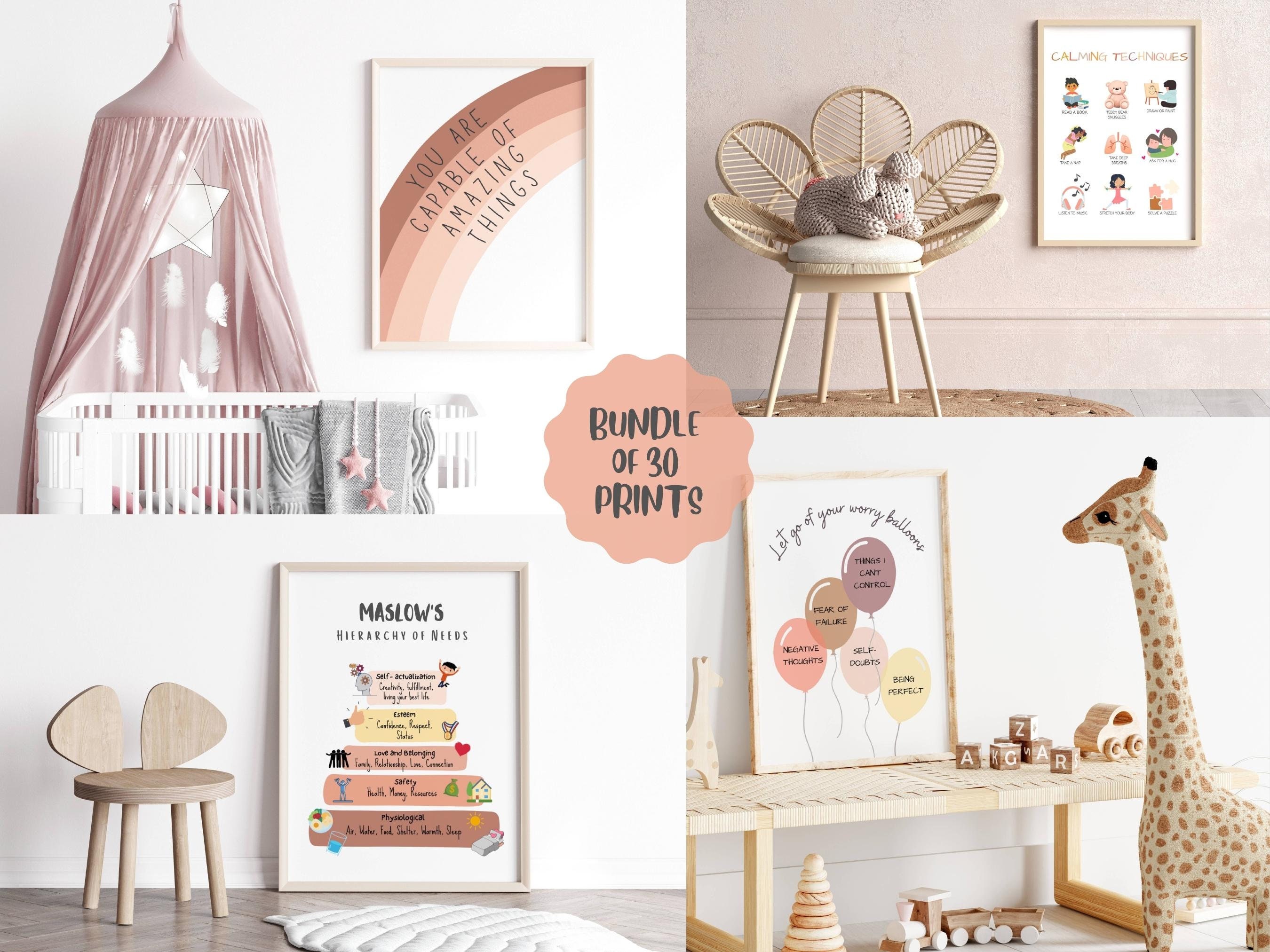 30 Calming Corner, Calm Corner Sign, Classroom Boho Wall Art ...